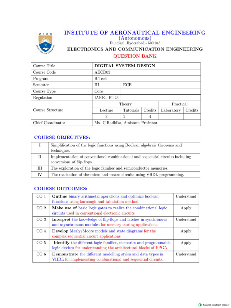 DSD_QB_IIISEM_ECE | PDF