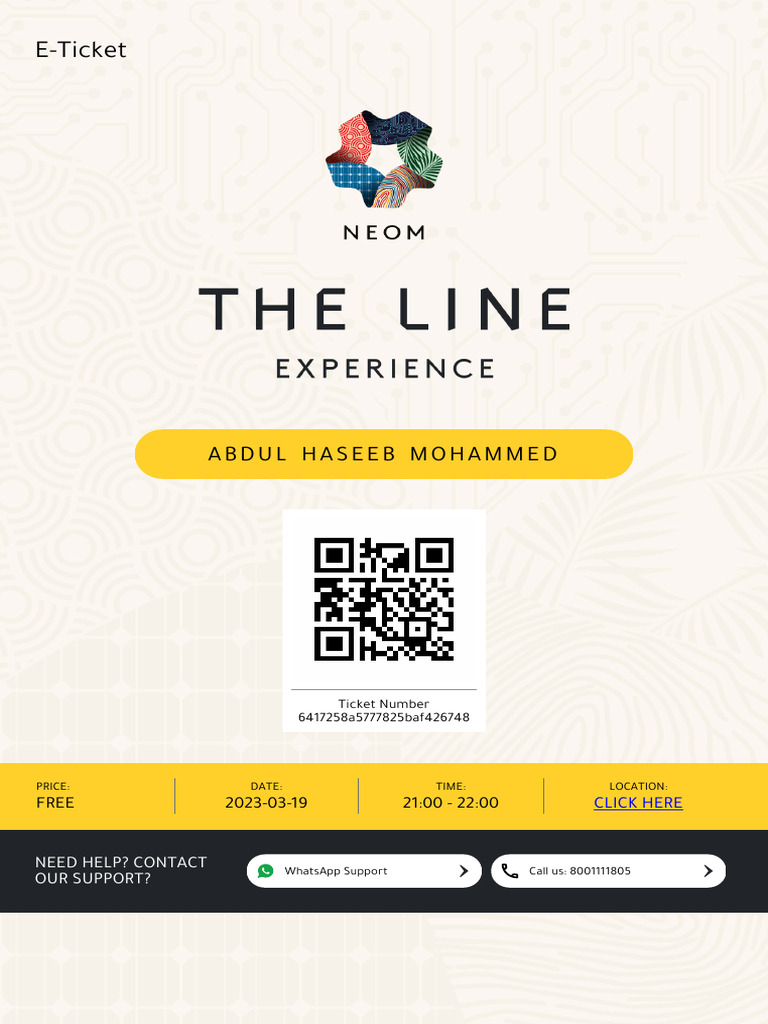 NEOM THE LINE - Riyadh | PDF | Ephemera | Airlines