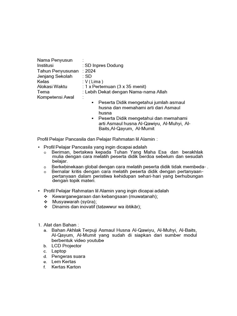 TUGAS 6 PENYUSUNAN MODUL AJAR PBL._compressed | PDF TUGAS 6 PENYUSUNAN MODUL AJAR PBL._compressed | PDF