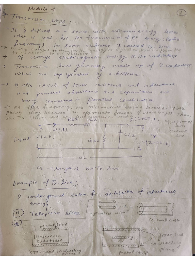EMW Module 1 Notes. | PDF