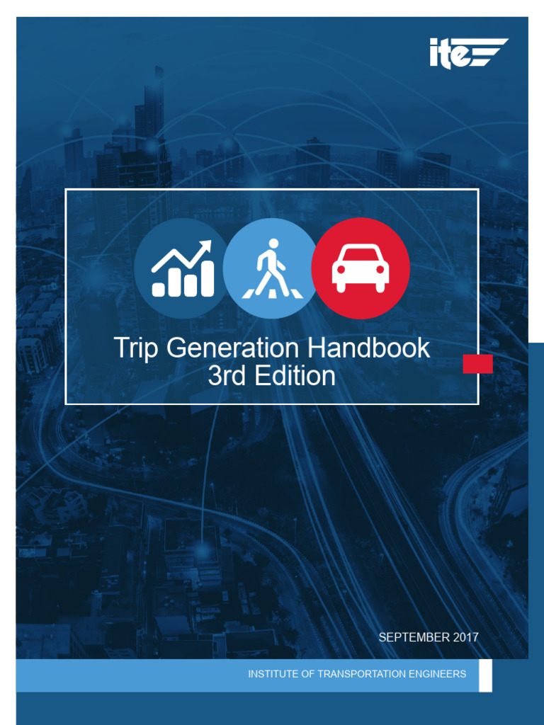 Trip Generation Handbook - 3rd Edition - September 2017 | PDF | Data ...