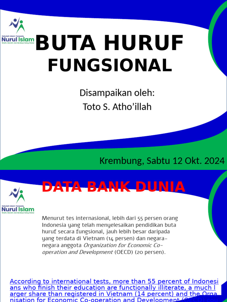 Buta Huruf Fungsional | PDF