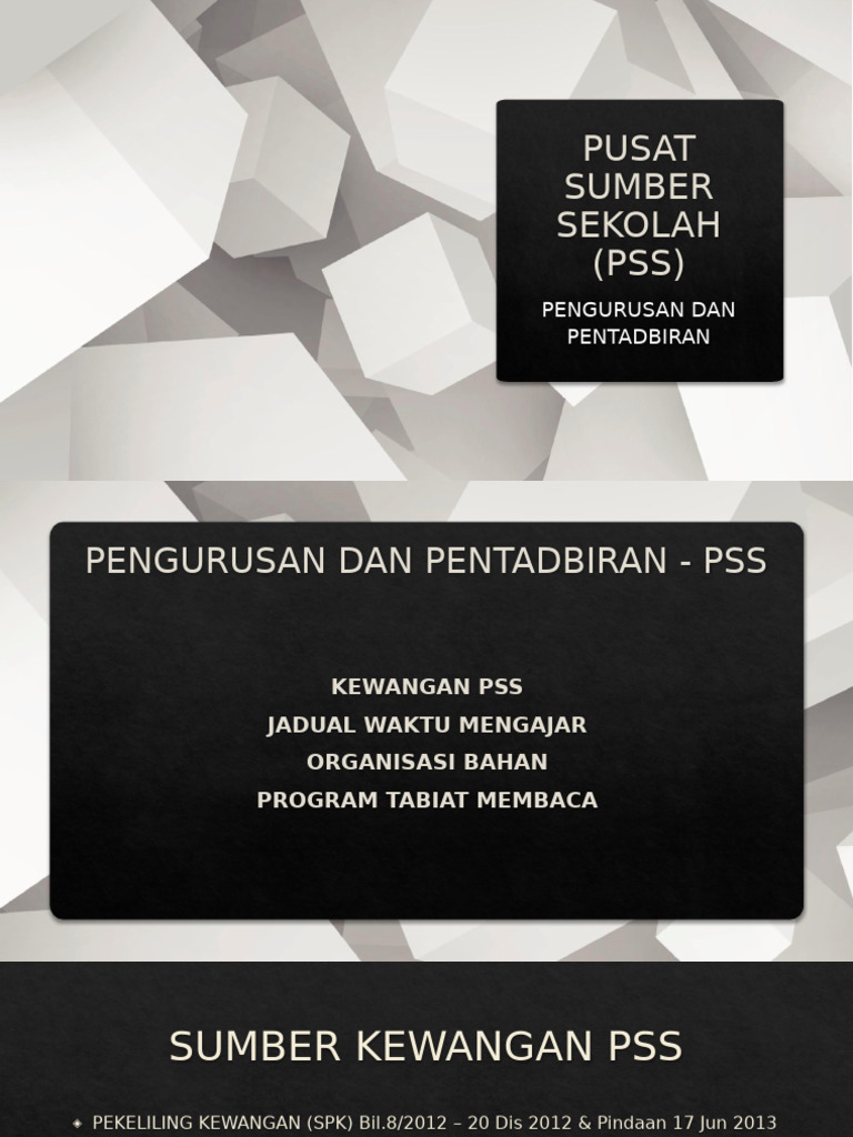 Pusat Sumber Sekolah | PDF