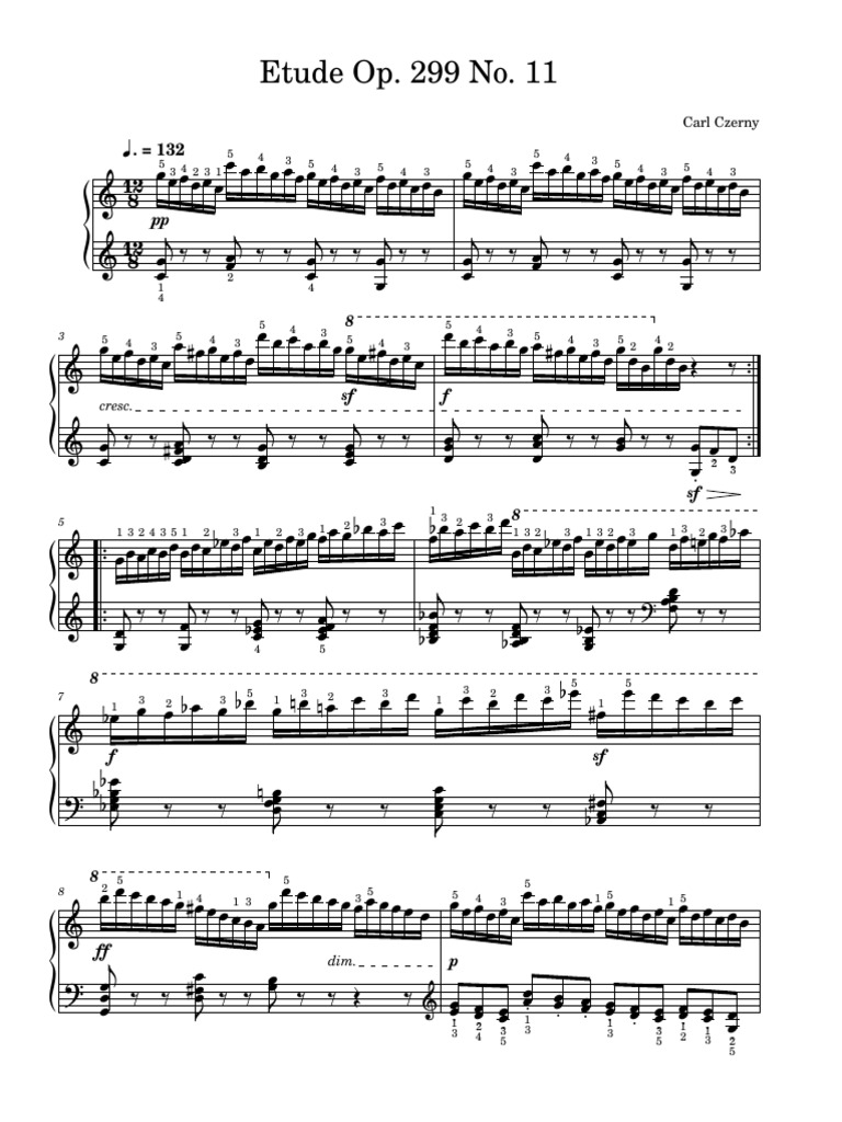 The School of Velocity Op.299 Carl Czerny The School of Velocity Op ...