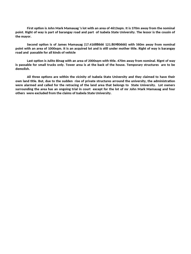 Justification Letter 2 | PDF