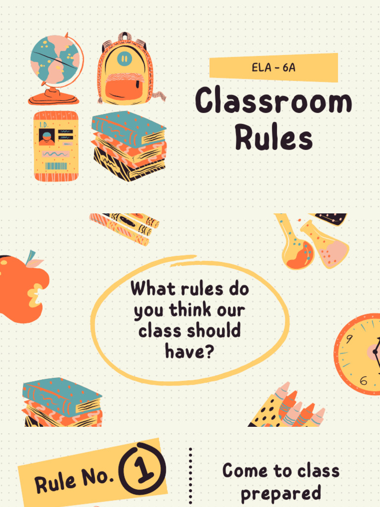 6A - Classroom Rules | PDF