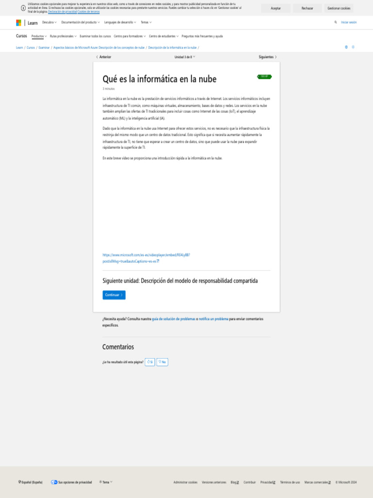 Learn Microsoft Com Es-Es Training Modules Describe-Cloud-Compute 3-What-Cloud-Compute | PDF ...