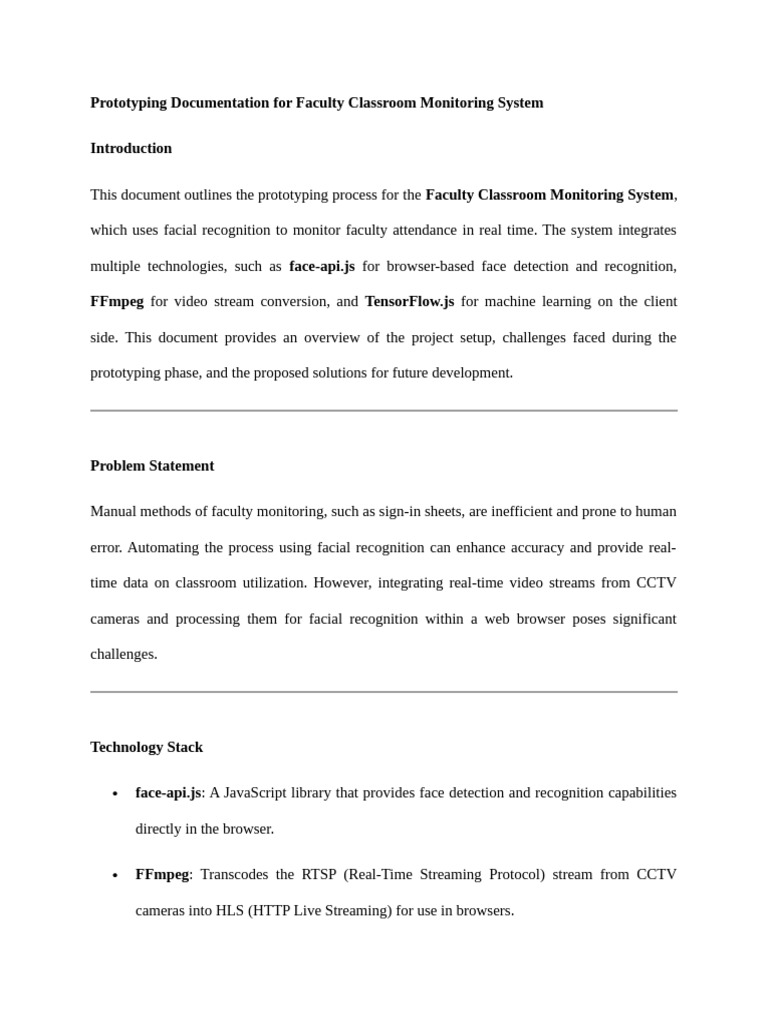 Prototyping Journal | PDF | Databases | Closed Circuit Television