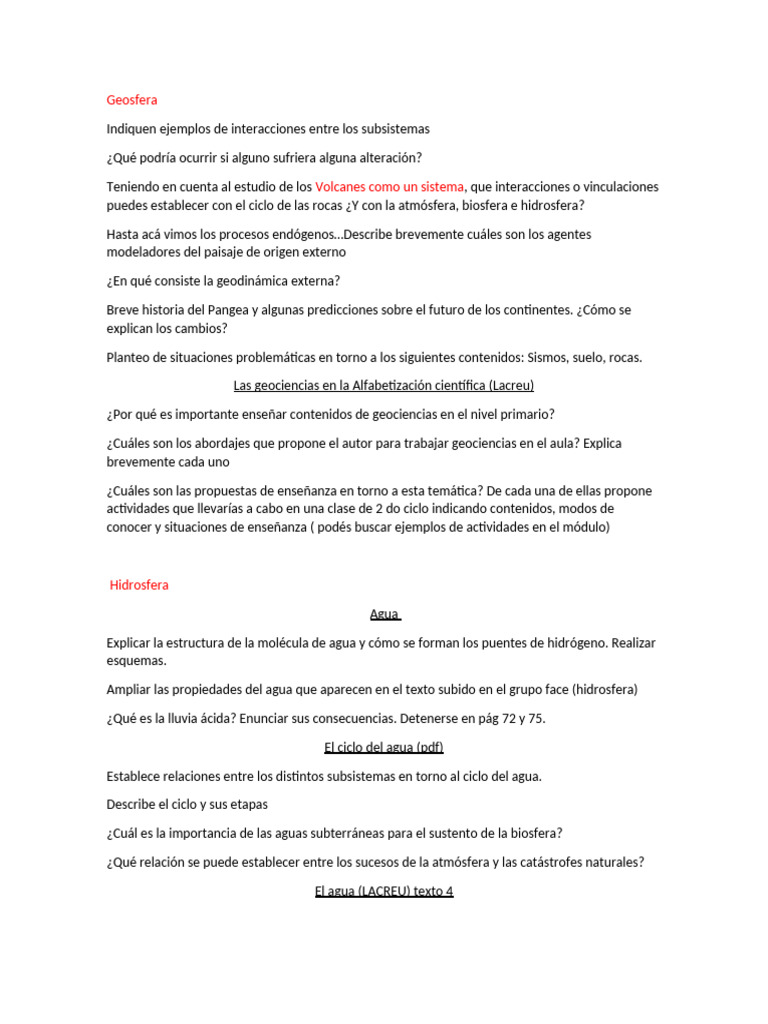 guia geo hidro atm | PDF | Agua | El ciclo del agua