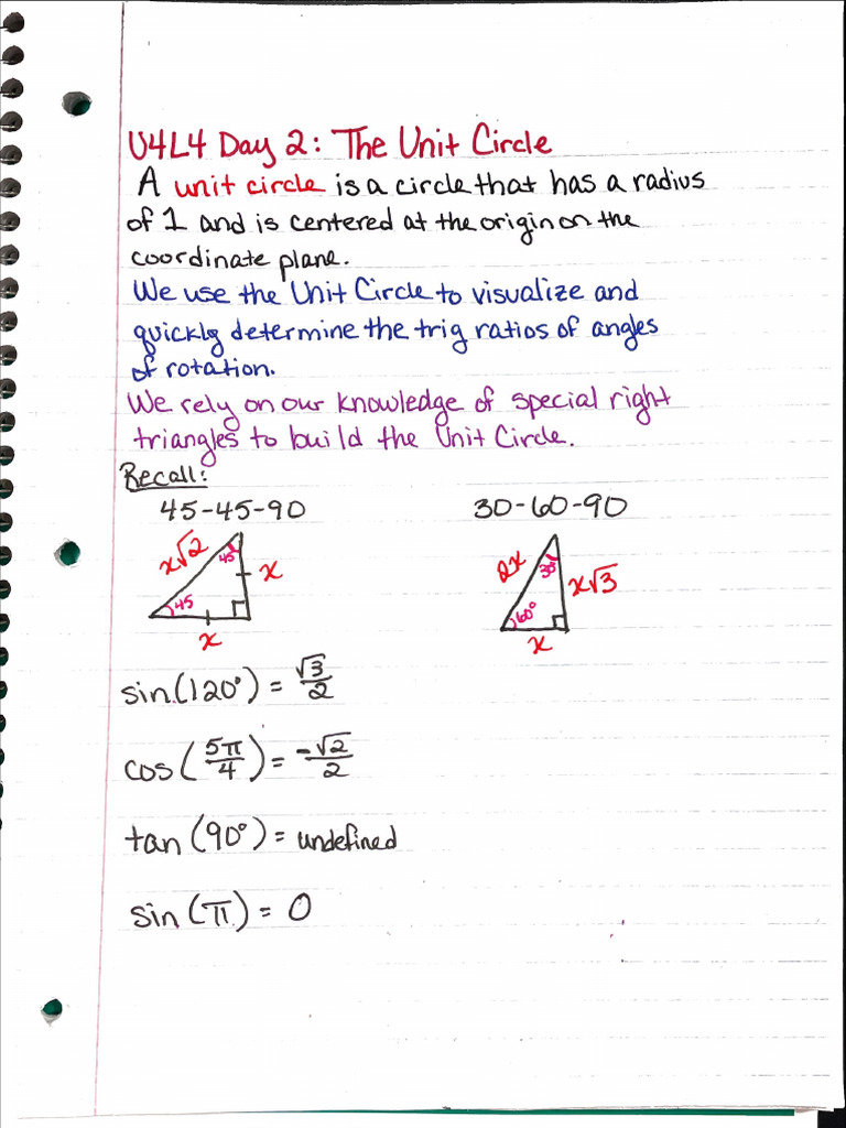 Alg2 U4L4 in Class Notes | PDF