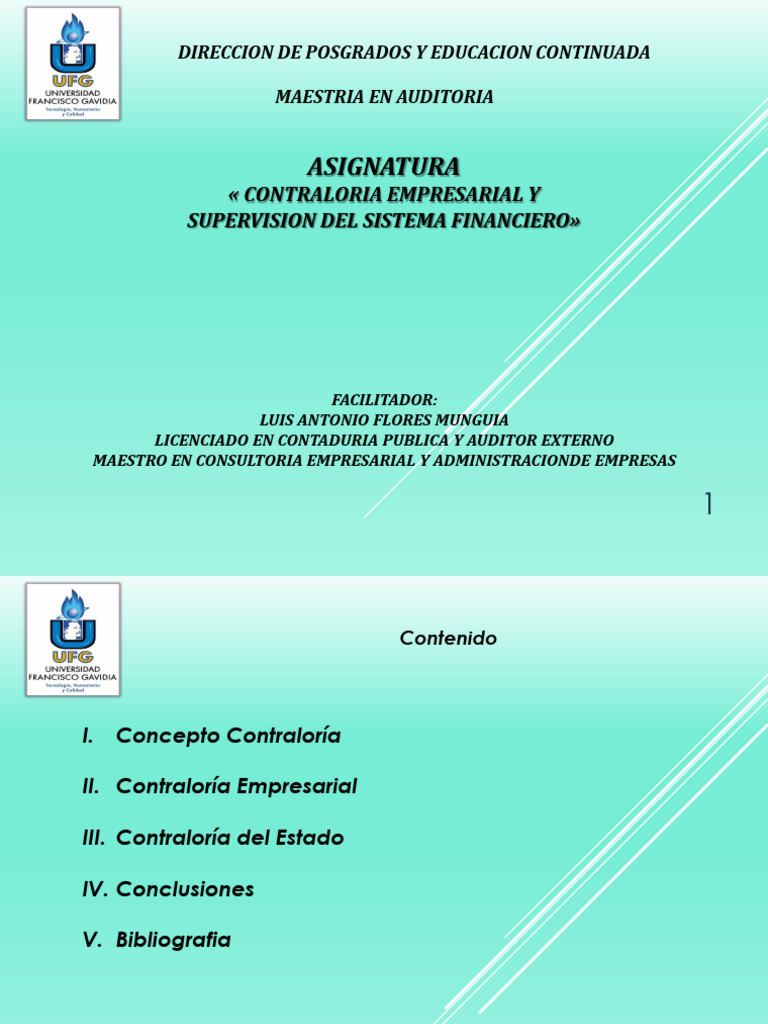 Contraloría Empresarial y del Estado | PDF | Gobierno | Gobernancia