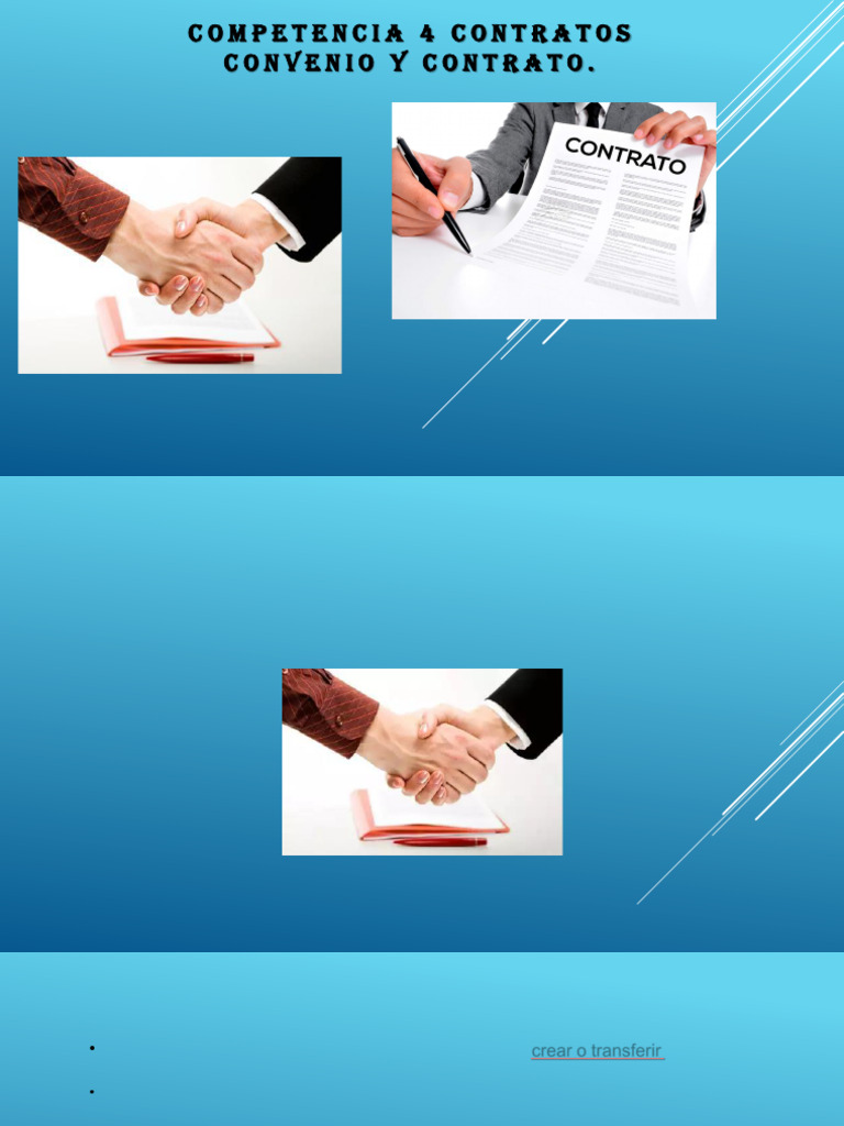 Contrato y Convenio | PDF | Derecho empresarial | Derecho civil ...