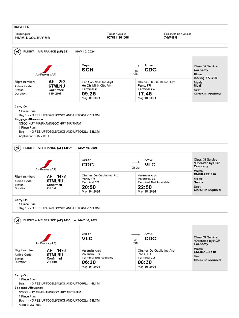 eTicket-7HWN6M-PHAM-en-US-1e79b1f2-aca5-4596-9f8a-206895919137 | PDF | Transport | Aircraft