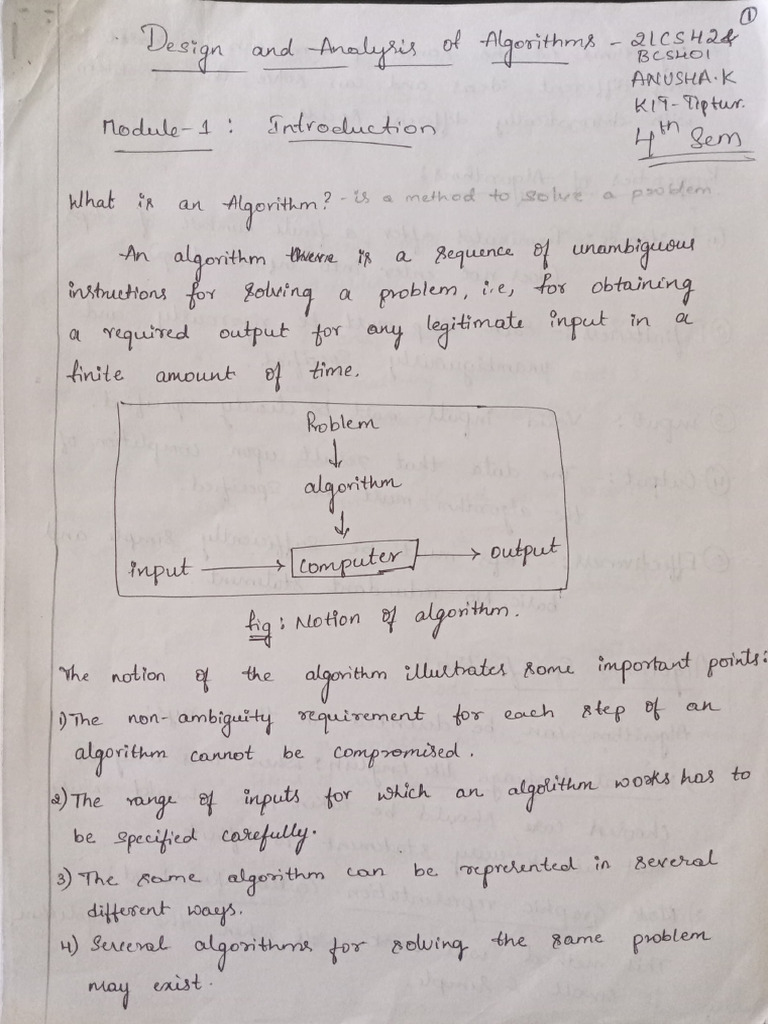 ada module 1 part 1 | PDF