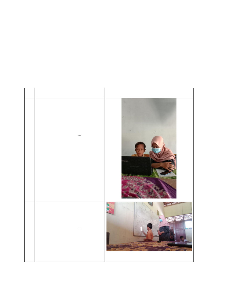 Laporan Harian Kampus Mengajar SDN Jati 2 | PDF