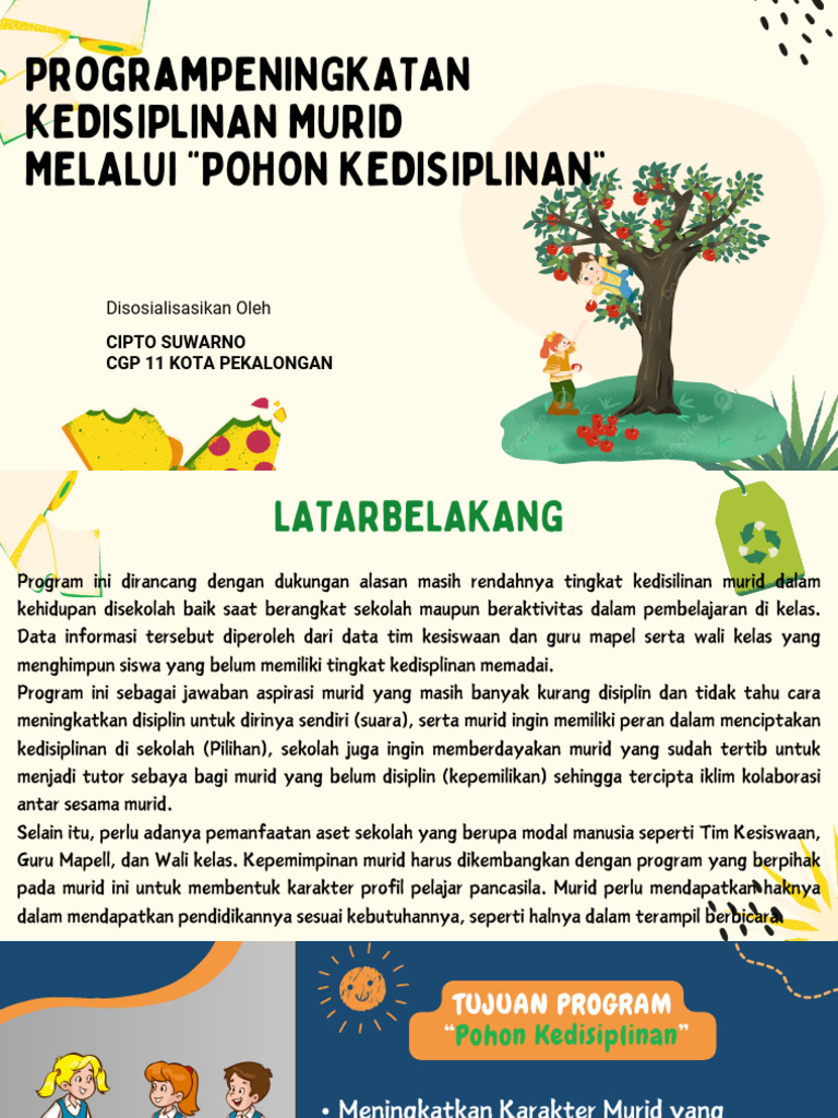 Rencana Program Sekolah Yang Berdampak Pada Murid Cipto CGP 11 PKL | PDF