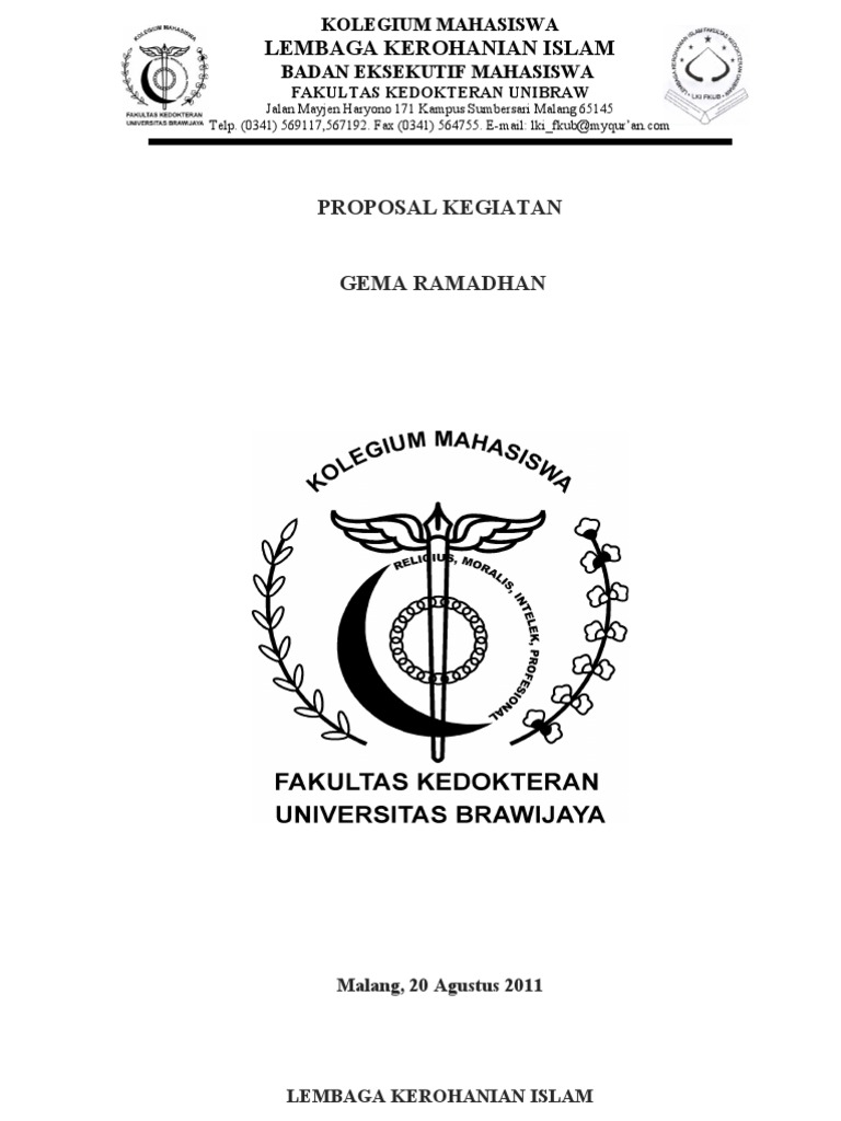 Proposal Gema Ramadhan | PDF