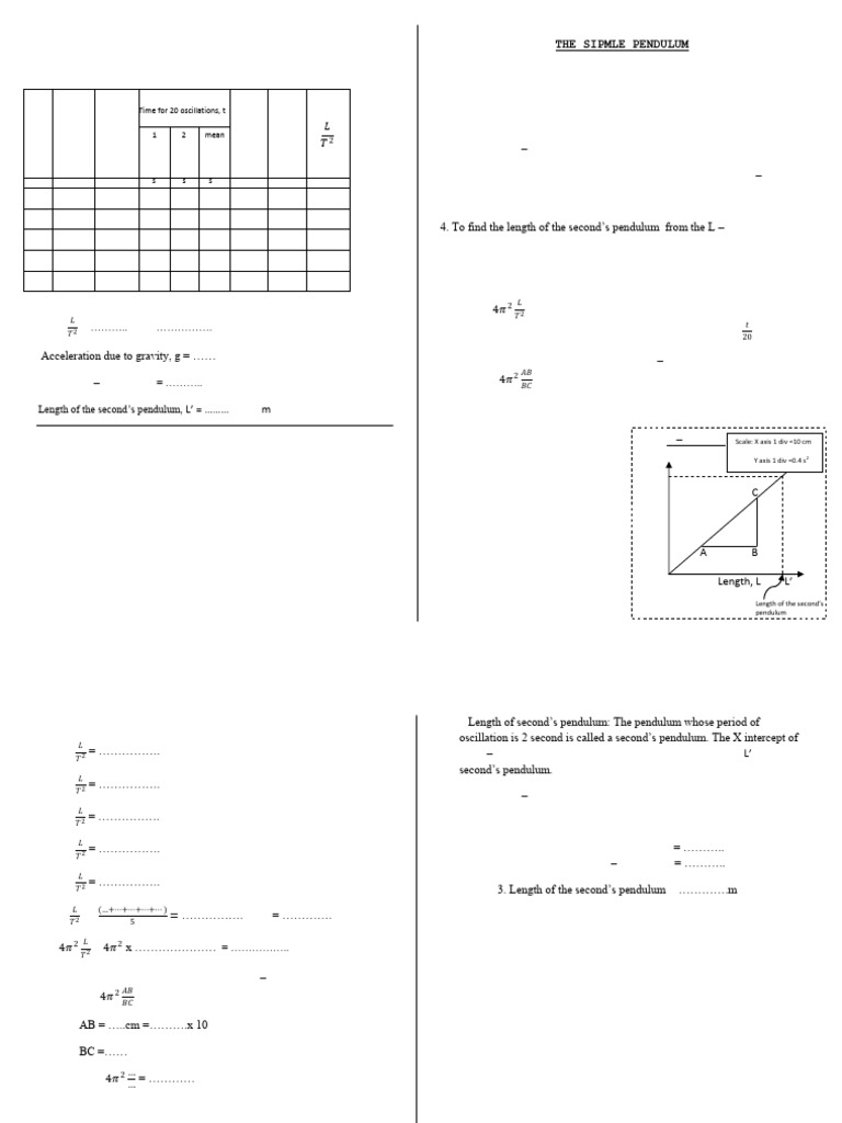 Simple pendulum-3 | PDF | Pendulum | Classical Mechanics