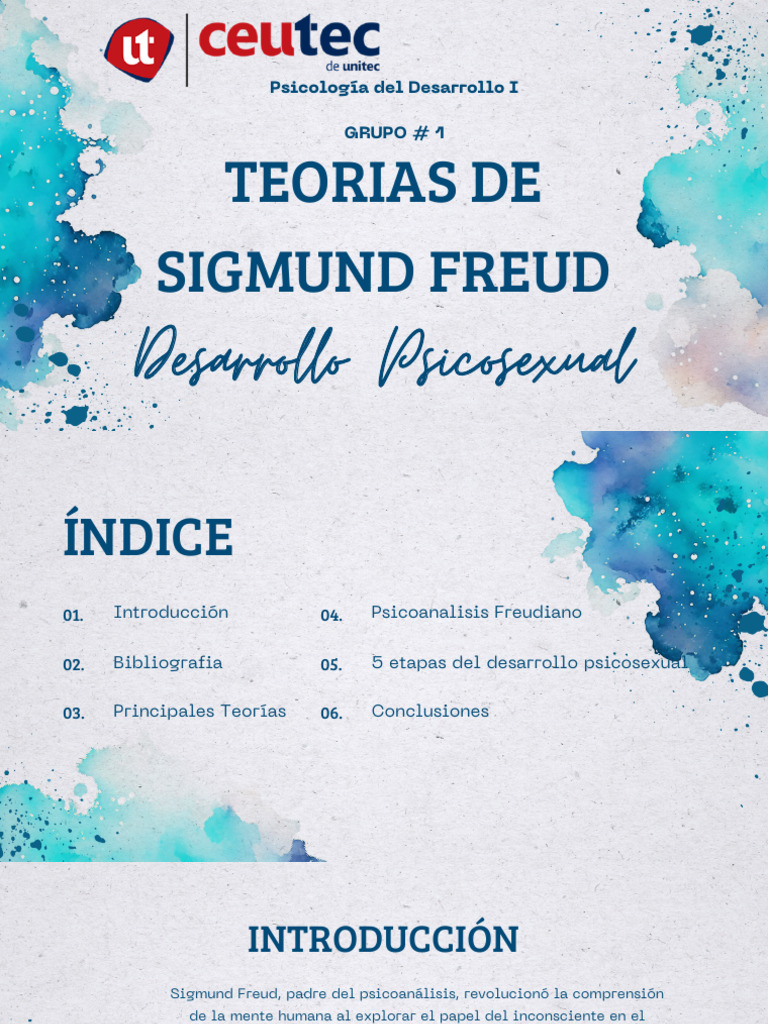 Psicología Del Desarrollo I Teorias de Sigmund Freud | PDF | Carné de ...
