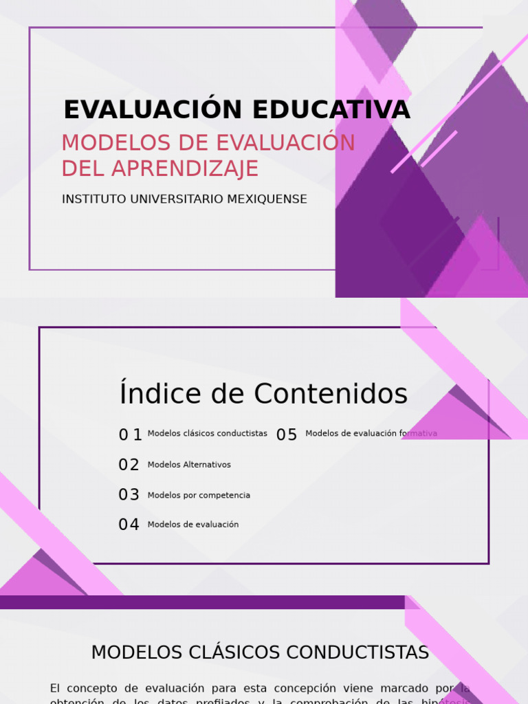 Presentación Tema 1 | PDF | Evaluación | Aprendizaje