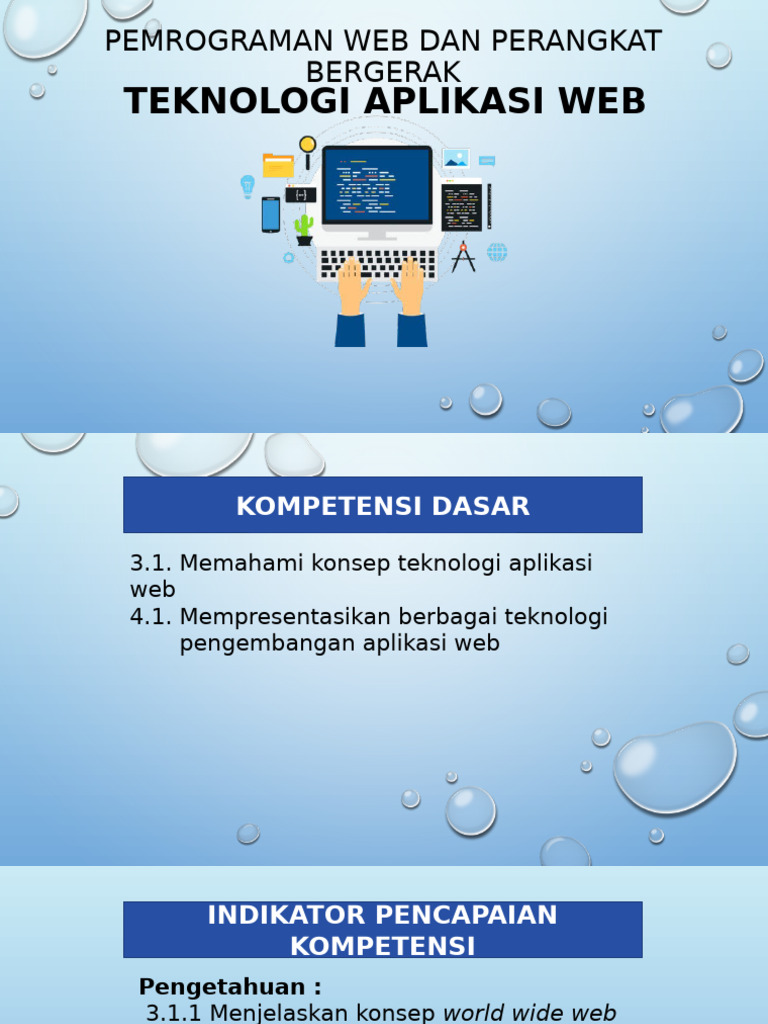 PPT Teknologi Aplikasi Web | PDF