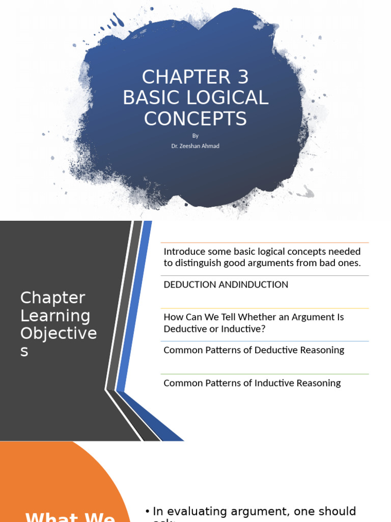 Chapter 3 Basic Logical Concepts | PDF | Deductive Reasoning | Argument Chapter 3 Basic Logical Concepts | PDF | Deductive Reasoning | Argument
