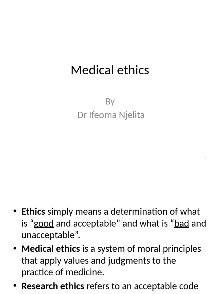 Medical ethics | PDF | Medical Ethics | Coroner