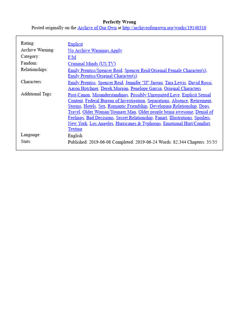 Perfectly Wrong | PDF