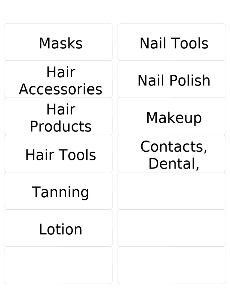 Beauty and Personal Care Products | PDF