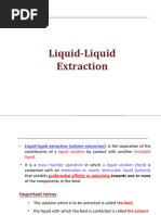 Liquid-Liquid Extraction Principles | PDF | Distillation | Solution