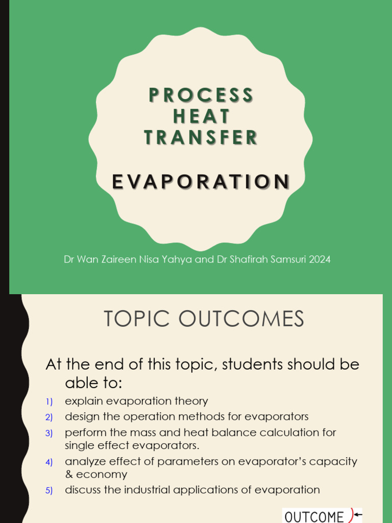 Evaporation | PDF | Evaporation | Latent Heat