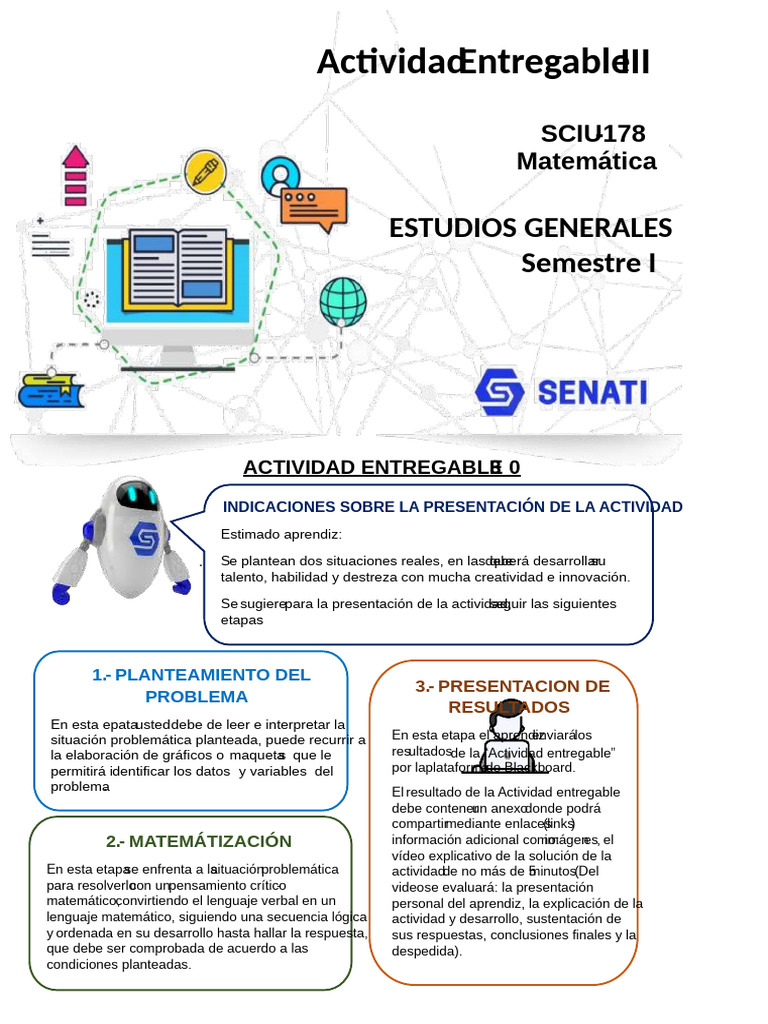 ACTIVIDAD ENTREGABLE - 003 Mate | PDF