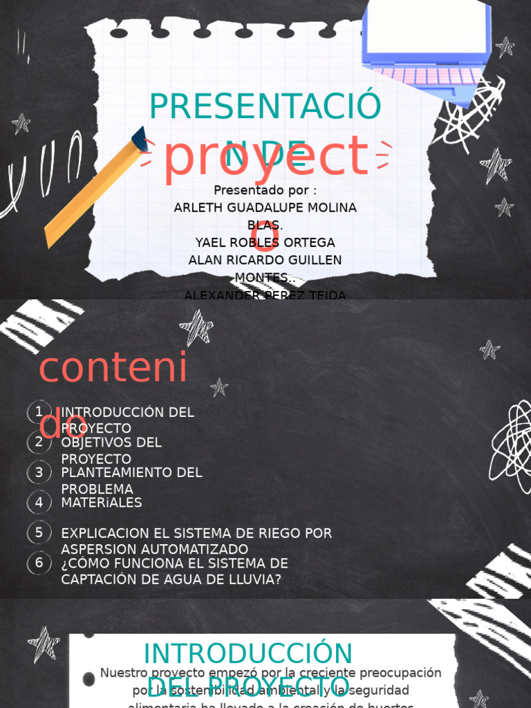 Presentación Proyecto | PDF | Riego | Huerta
