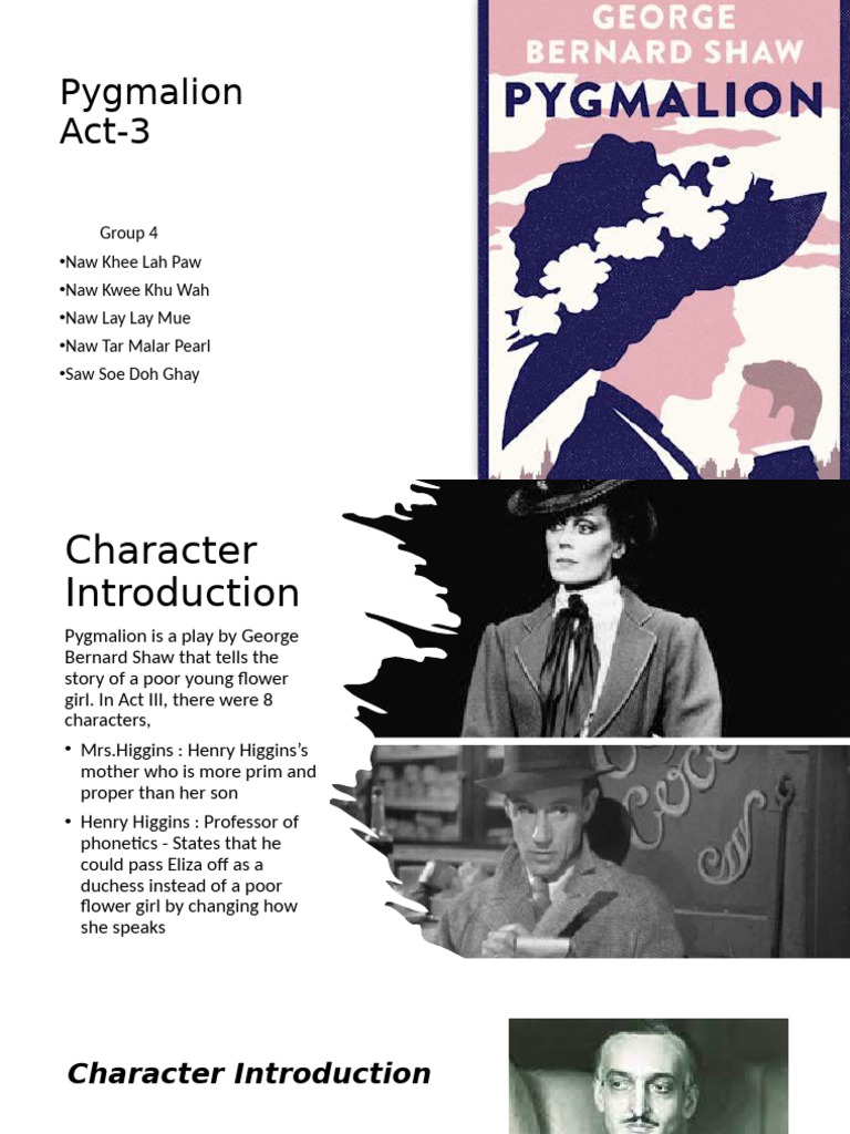 Pygmalion Act 3 1 | PDF | Pygmalion (Play)