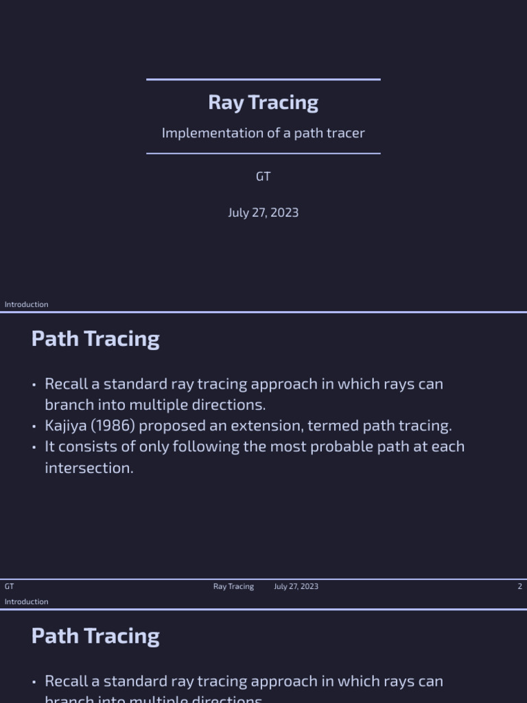 University of Waterloo CS 489: Monte Carlo Methods For Advanced Applications - Implementation of ...