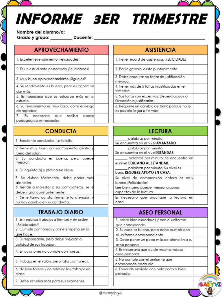 Informé III Trimestre | PDF