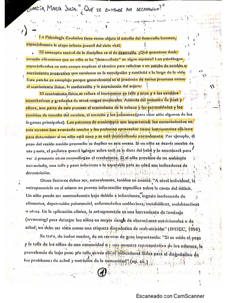García - Que - Se - Entiende - Por - Desarrollo | PDF