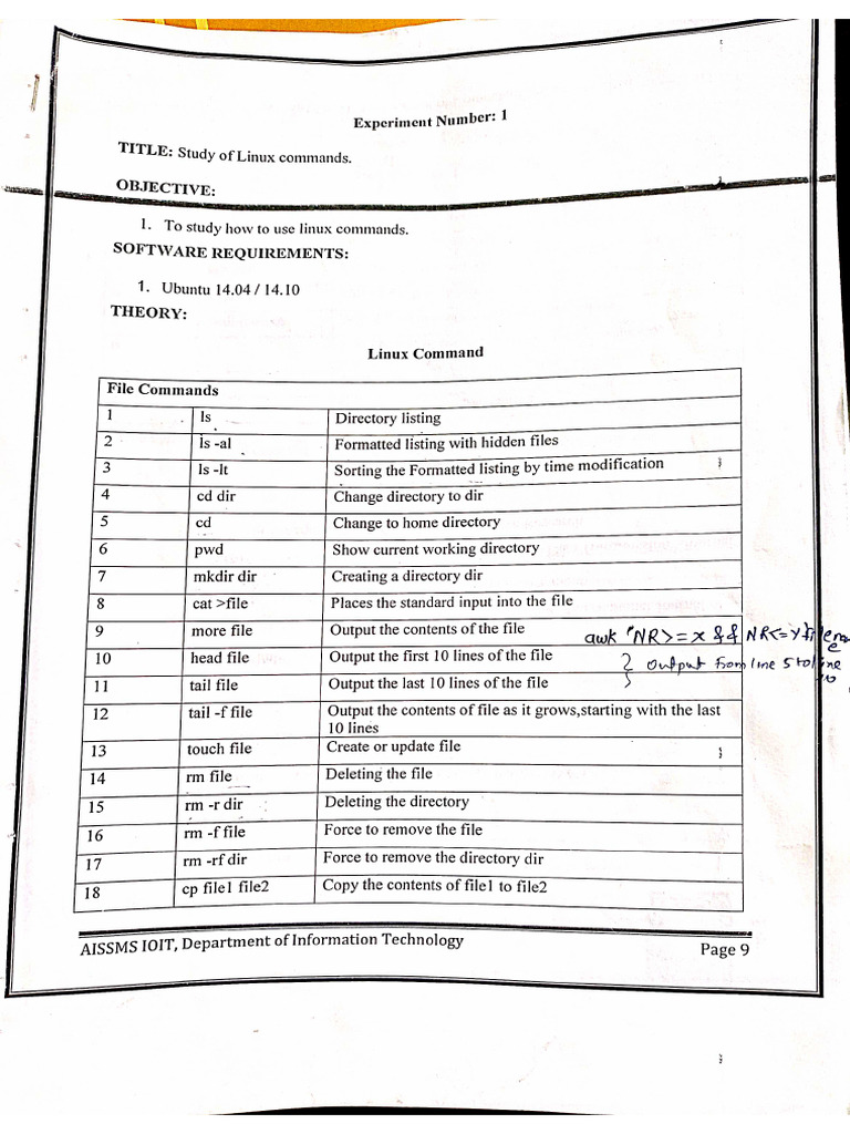 linux commands | PDF