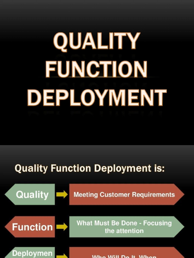 2.4.2.Quality Function Deployment | PDF