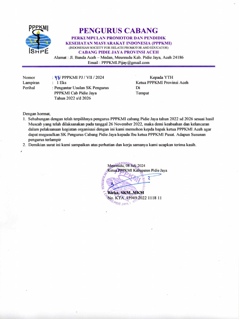 SK PENGANTAR PPKMI | PDF