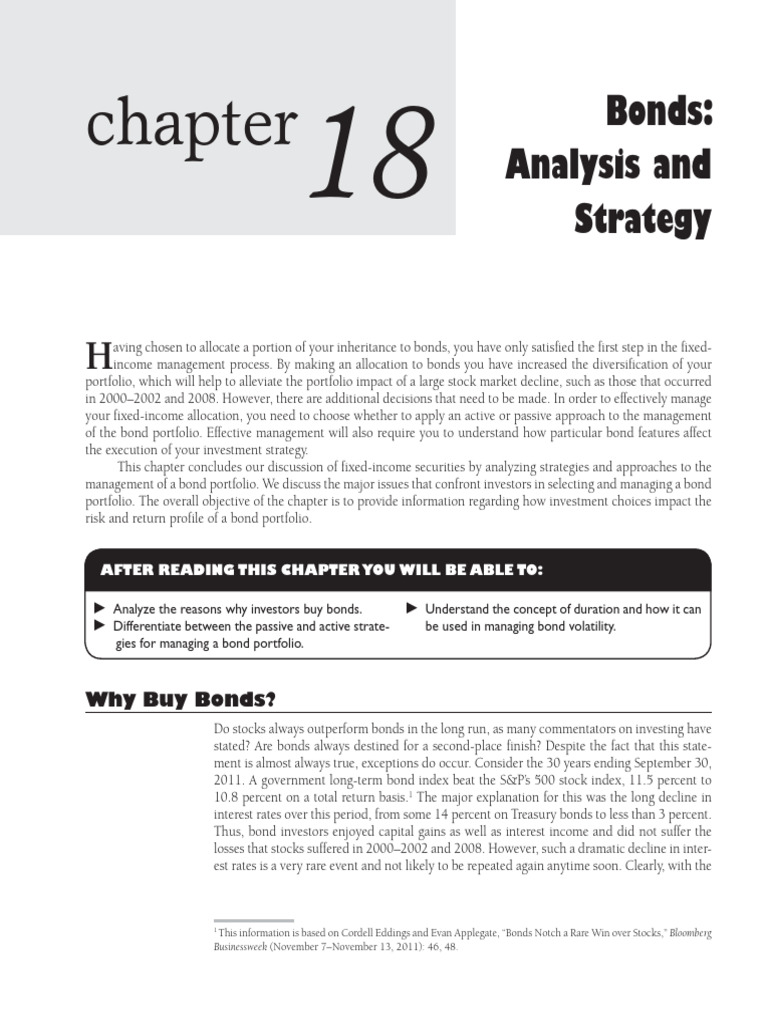 Ch18 1 | PDF | Bonds (Finance) | Investment Fund