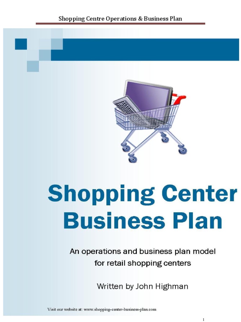 Shopping Centre Business Plan Sample | PDF | Retail | Leasehold Estate