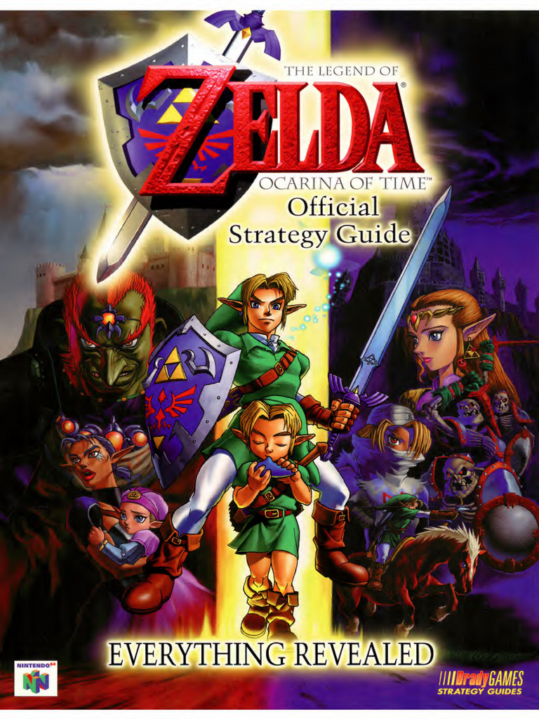 The Legend of Zelda Ocarina of Time Bradygames Strategy Guide - Text ...