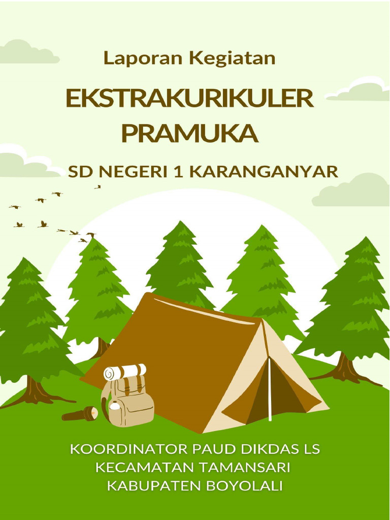 Laporan Ekstrakurikuler Pramuka Fix | PDF