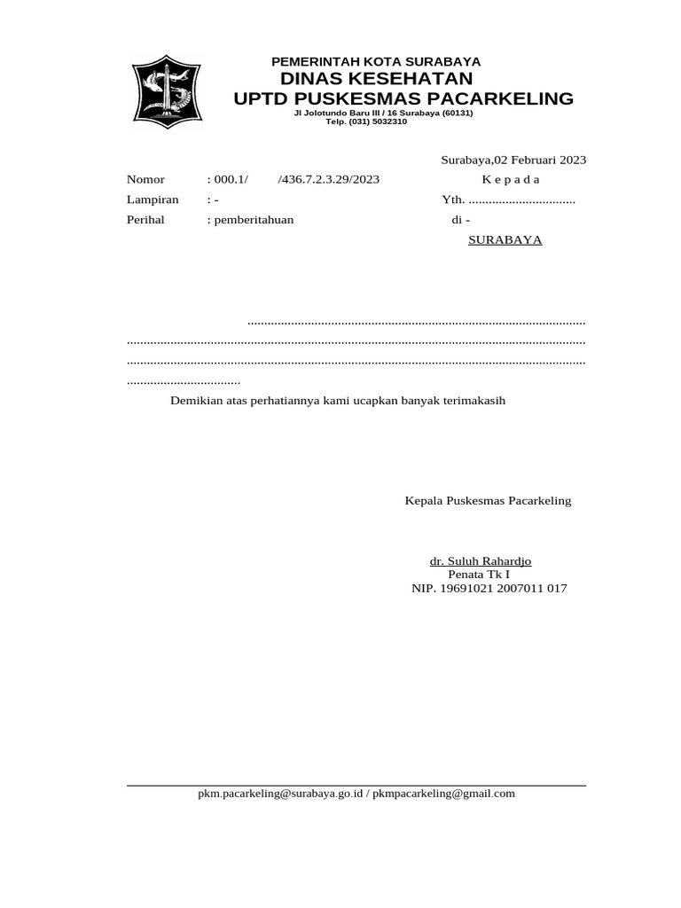 Surat Biasa | PDF