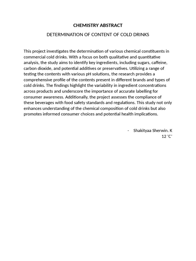 Chemistry Abstrac1 | PDF