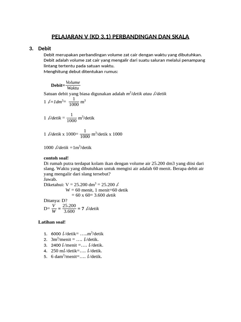 PELAJARAN V Mtk..oke | PDF