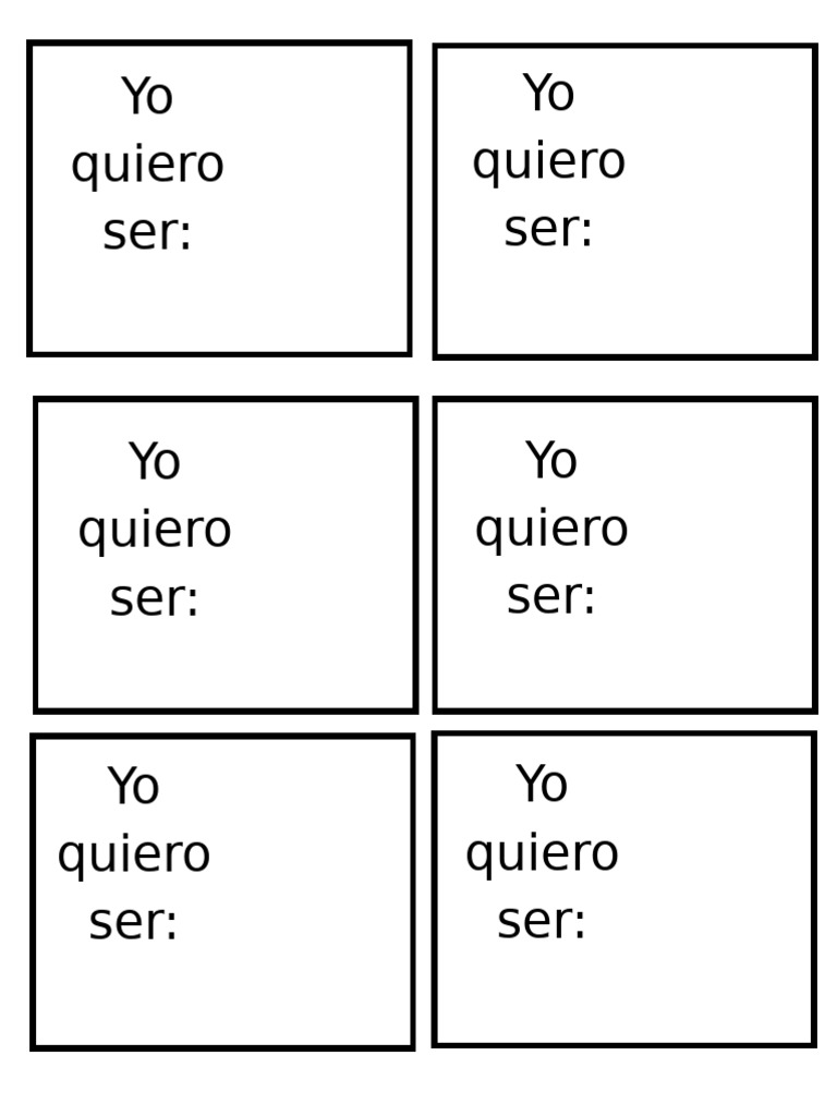 Sem1 Sesión1 Yo Quiero Ser | PDF