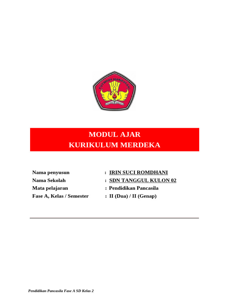 Modul Ajar Bu Irin | PDF