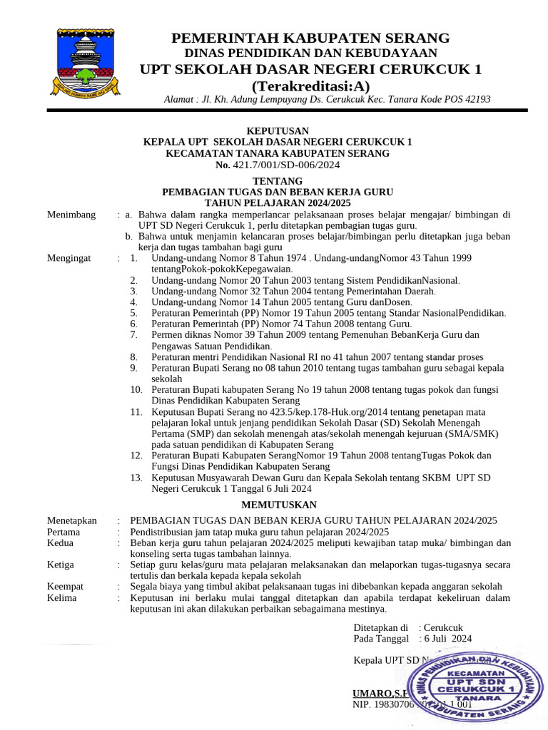 SK KBM 2024-2025 | PDF